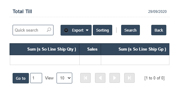 Total Till | Sri Software