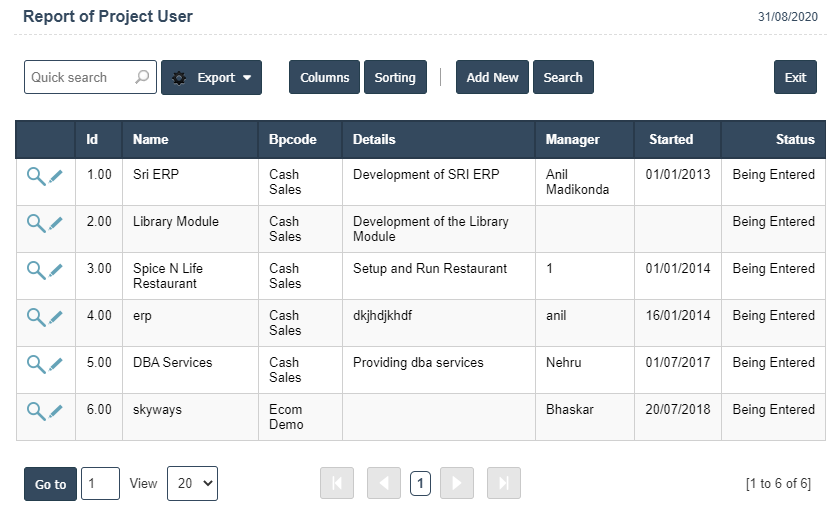 Project Master | Sri Software