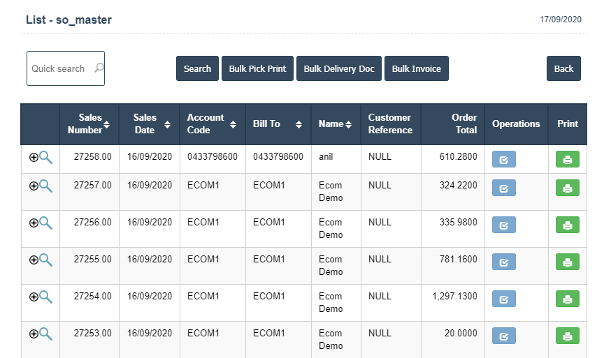 Pick Orders | Sri Software