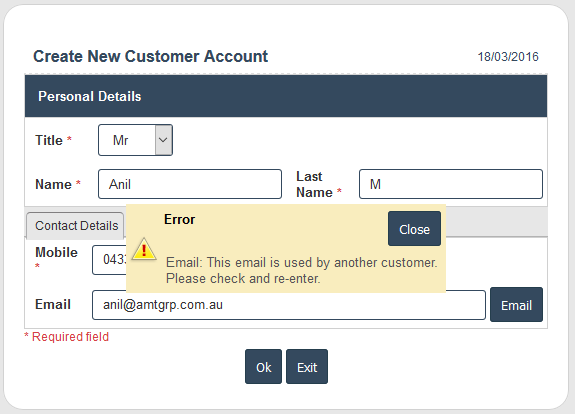 Common Validation Errors | SRI Software