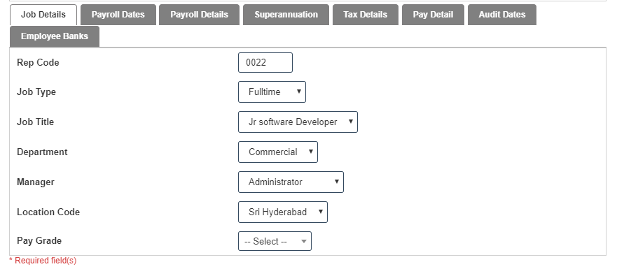 Payroll Master | Sri Software
