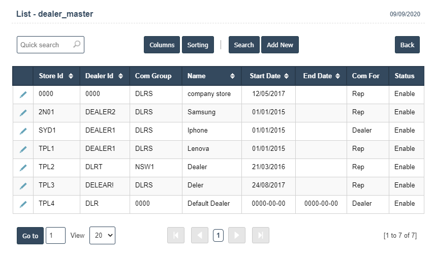 Dealer Master | Sri Software