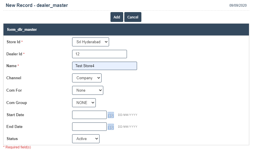 Dealer Master | Sri Software